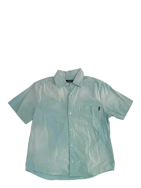 NAHMIAS Sunfade-effect Shirt - Blue