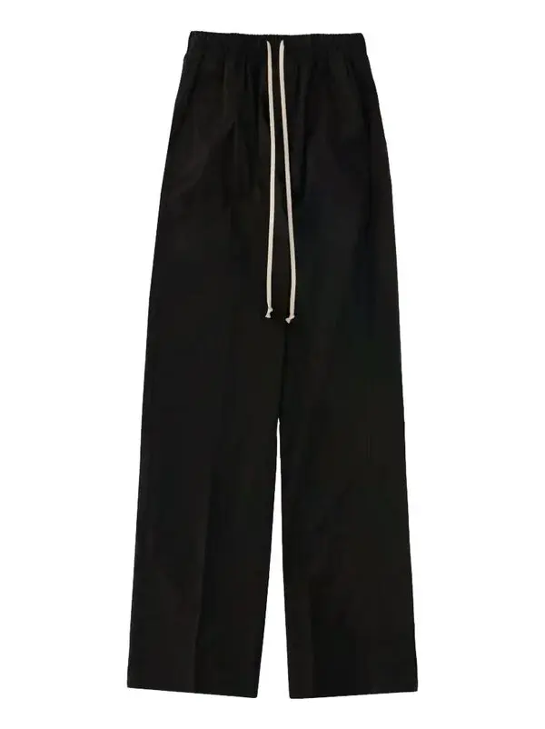 Rick Owens Drawstring Wide Leg Trousers - Black