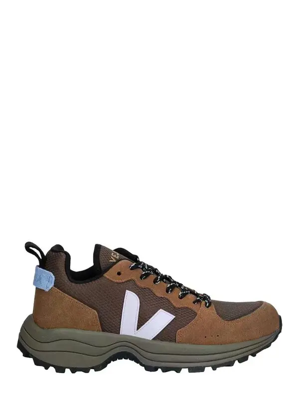 VEJA Lace-up Panelled Sneakers - Brown