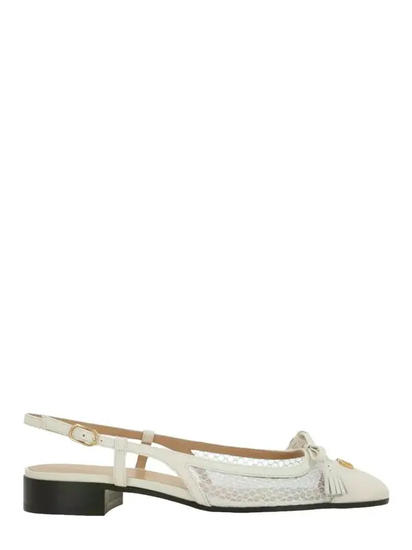 Valentino Garavani Bow-detail Slingback Pumps - White