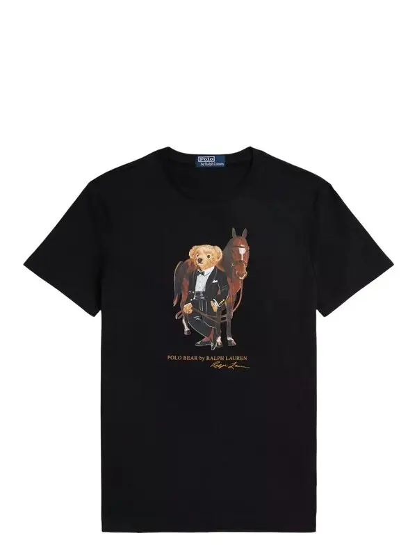 Polo Ralph Lauren Bear Graphic T-shirt - Black