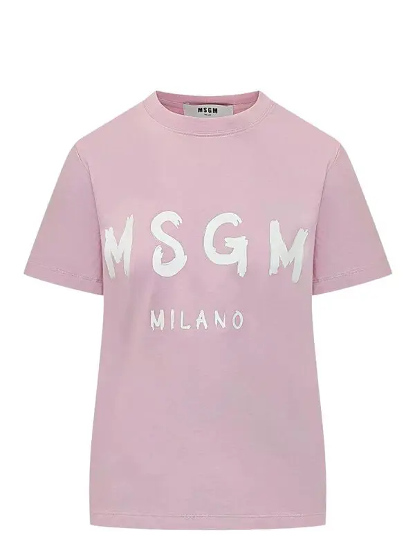 MSGM Logo T-shirt - Pink