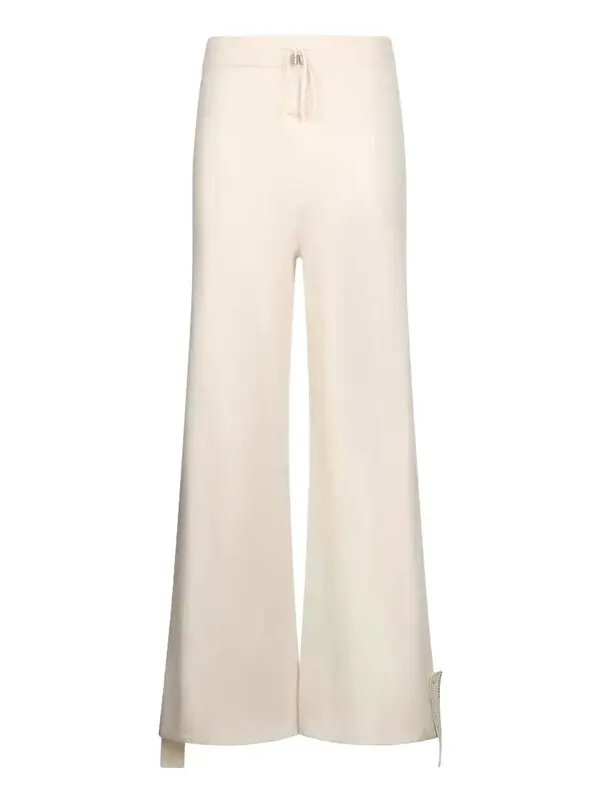 Liu Jo Drawstring-waistband Knit Track Pants - Neutrals