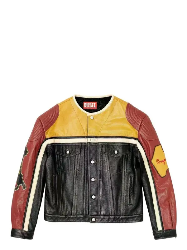 DIESEL® Leather Jacket - Black