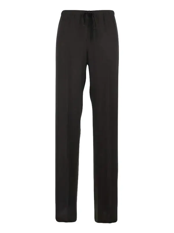 SEMICOUTURE Drawstring Trousers - Brown