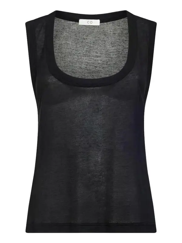 Co Tank Top Scoop-neck - Black