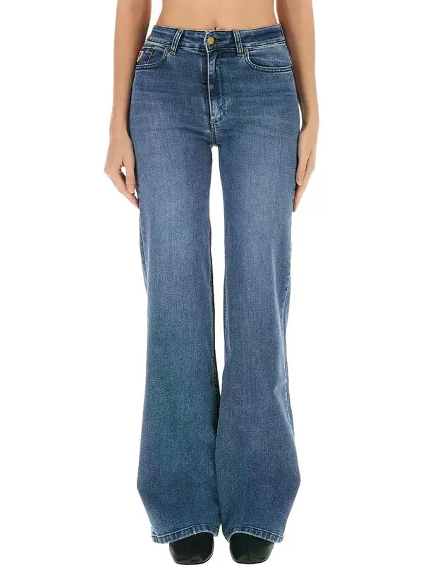IOIS Wide-leg Jeans - Blue