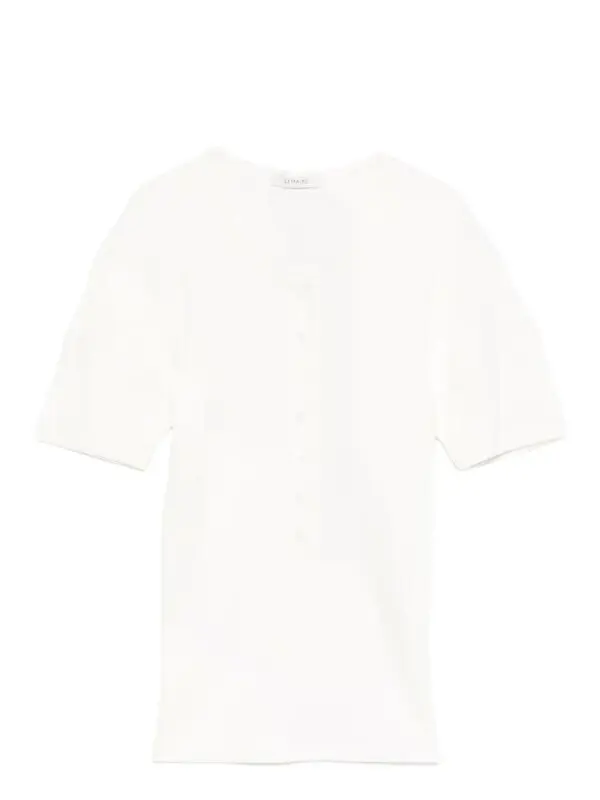 LEMAIRE Henley Fitted Top - Neutrals