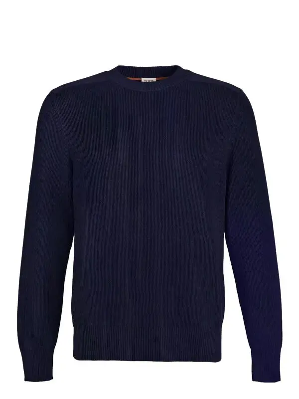 TOD'S Long-sleeve Crew Neck Sweater - Blue
