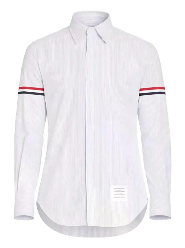 Thom Browne Armband Stripe Shirt - White