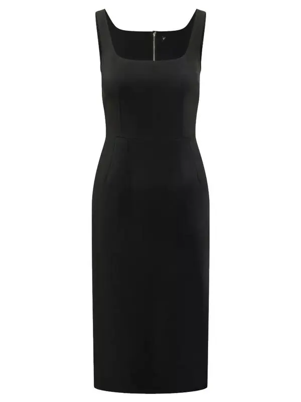 Dolce & Gabbana Square Neck Dress - Black