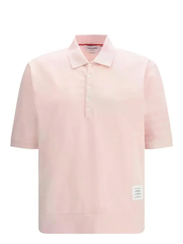 Thom Browne Short-sleeve Polo Shirt - Pink