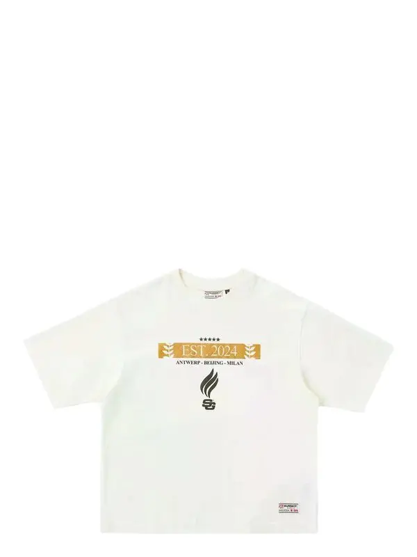 SUMMER GAMES Graphic-print T-shirt - Neutrals