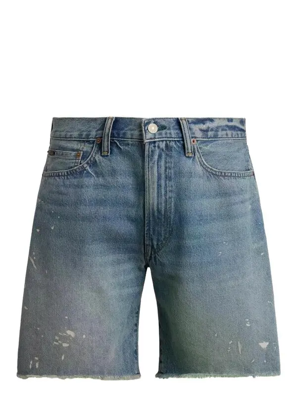 Polo Ralph Lauren Frayed-detail Shorts - Blue