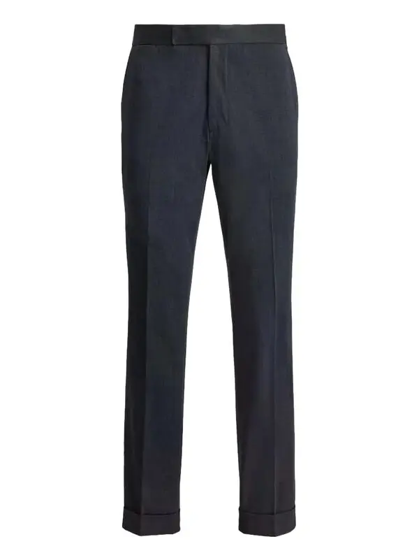 Polo Ralph Lauren Tailored Trousers With Cuffed Hem - Grey