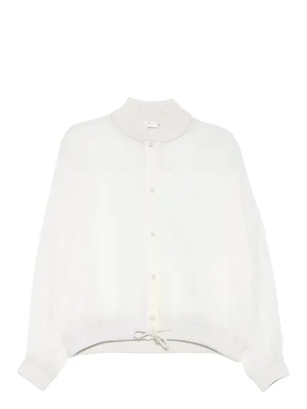 PANICALE Sheer Jacket - White