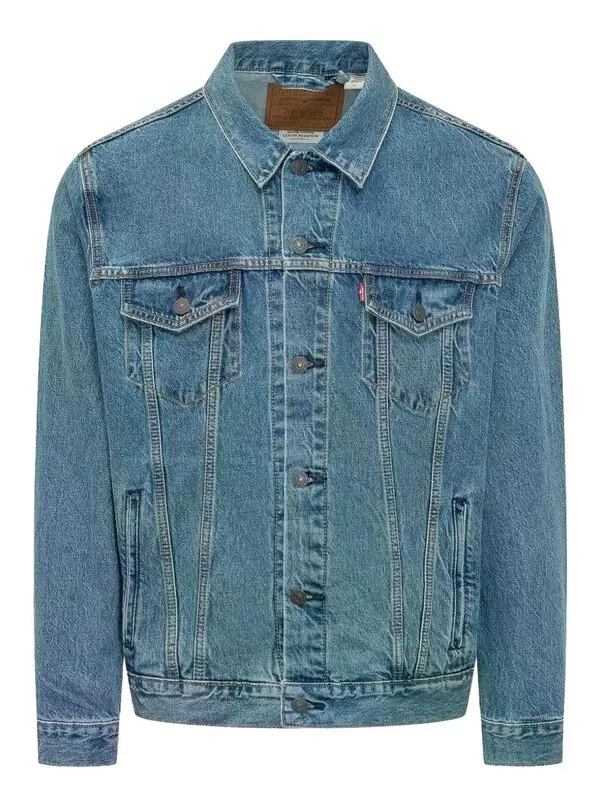 LEVI'S Button Denim Trucker Jacket - Blue