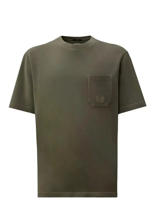 C.P. COMPANY Round-neck Pocket T-shirt - Grey
