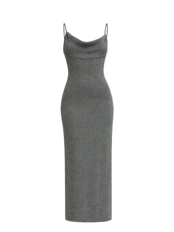 REFORMATION Gaia Cowl-neck Maxi Dress - Grey