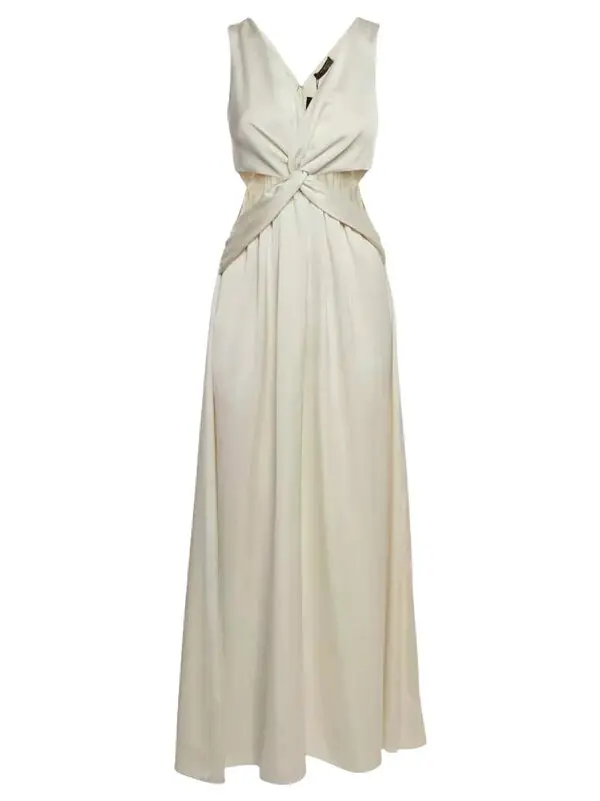 Ramy Brook Irene Cut-out Maxi Dress - Neutrals