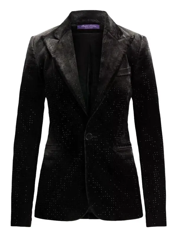 Ralph Lauren Embellished Blazer - Black