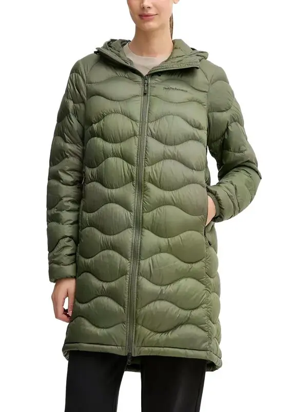 PEAK PERFORMANCE Helium Hooded Quilted Parka - Green
