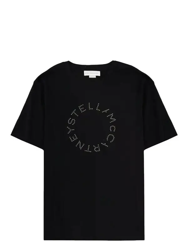 Stella McCartney Logo-embellished T-shirt - Black