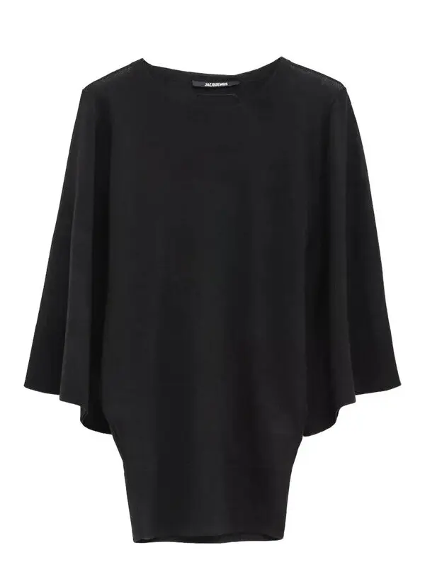 Jacquemus Mananco Round-neck Sweater - Black