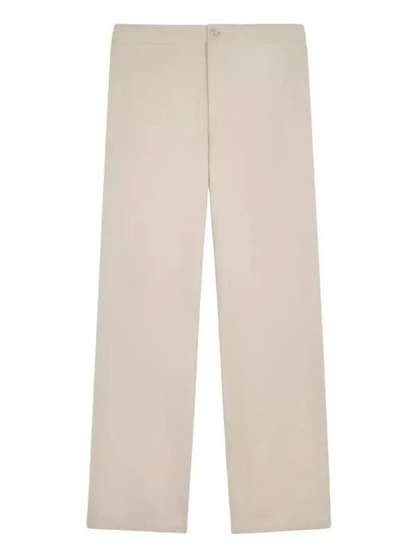 TOD'S Buttoned Trousers With Drawstring - Neutrals