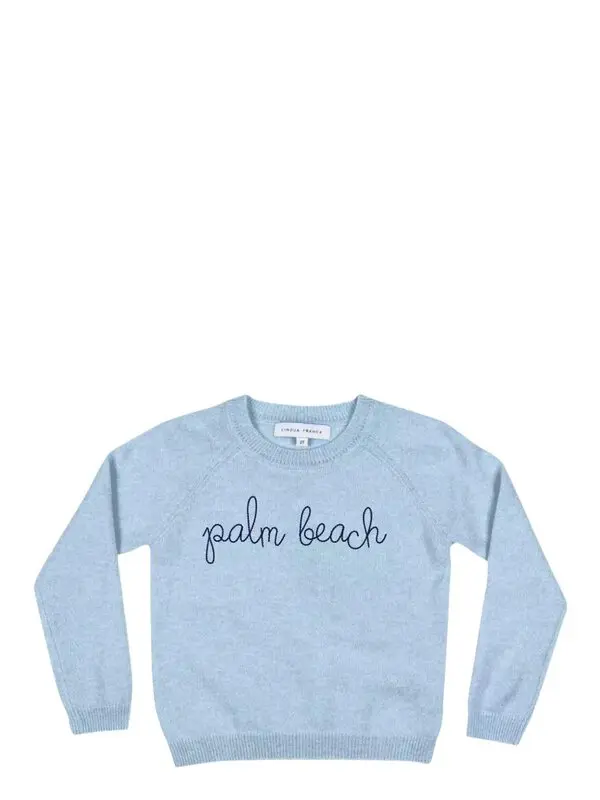 Lingua Franca Crew-neck Sweater - Blue
