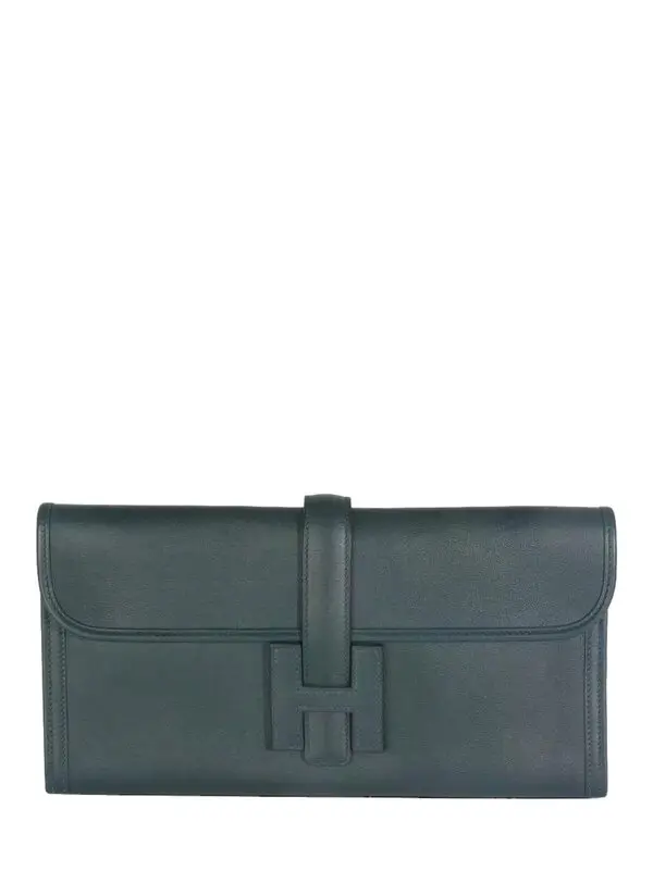 Hermès Elan 29 Clutch - Green