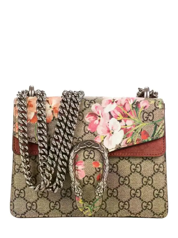 Gucci Dionysus Blooms Floral-print Shoulder Bag - Neutrals