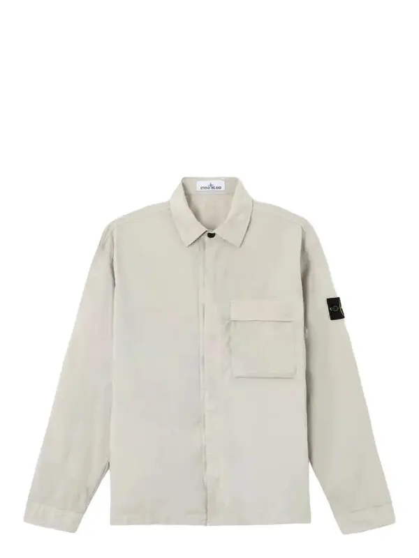 Stone Island Compass-badge Shirt Jacket - Grey