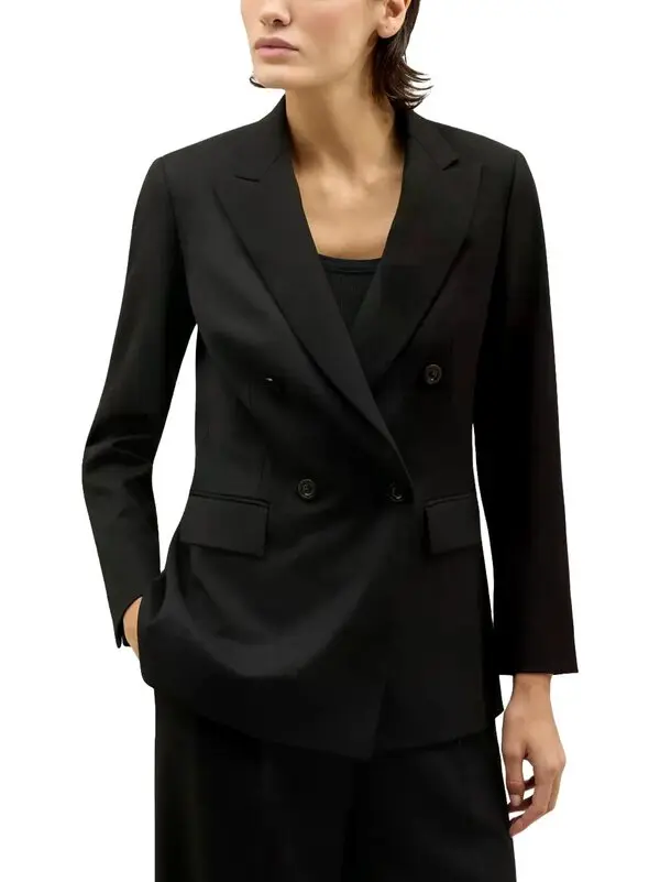 Boglioli Bianca Double-breasted Blazer - Black