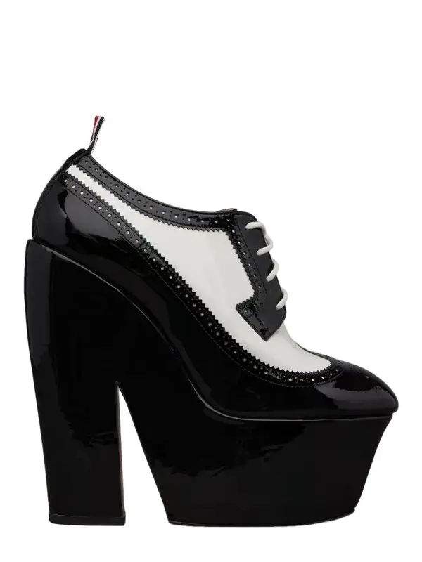 Thom Browne Brogue Platform Heeled Pumps - Black