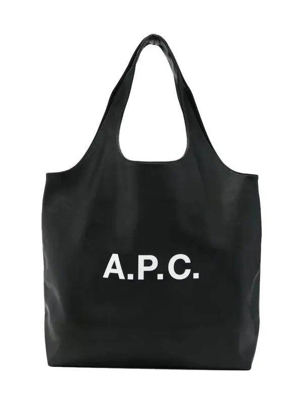 A.p.c. Logo-detail Shoulder Bag - Black