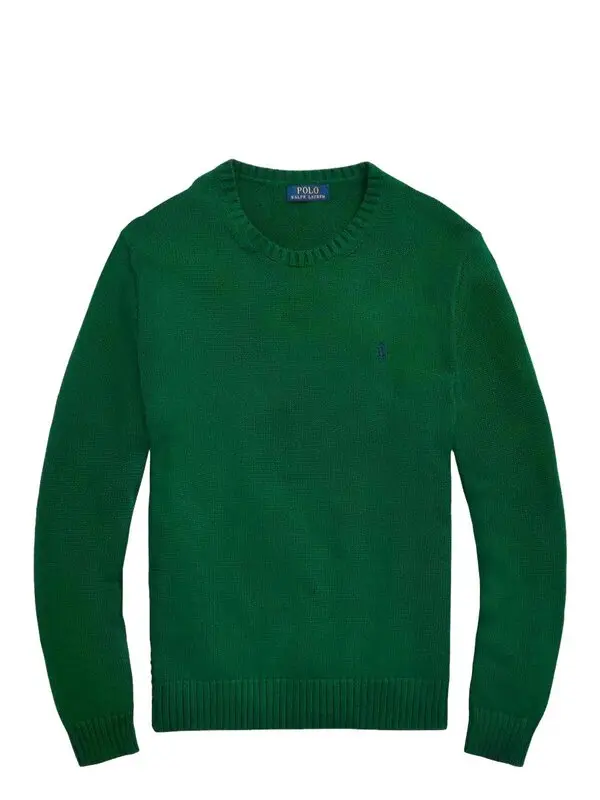 Polo Ralph Lauren Crewneck Sweater With Logo Embroidery - Green