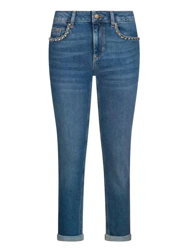 Liu Jo Turn-up Hem Skinny Jeans - Blue