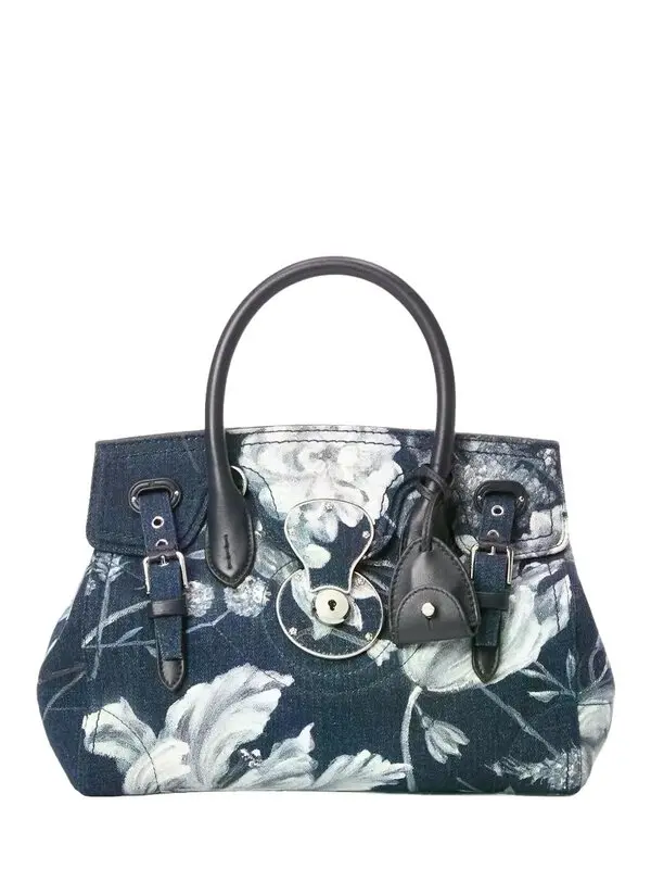 Ralph Lauren Floral Print Tote Bag - Blue