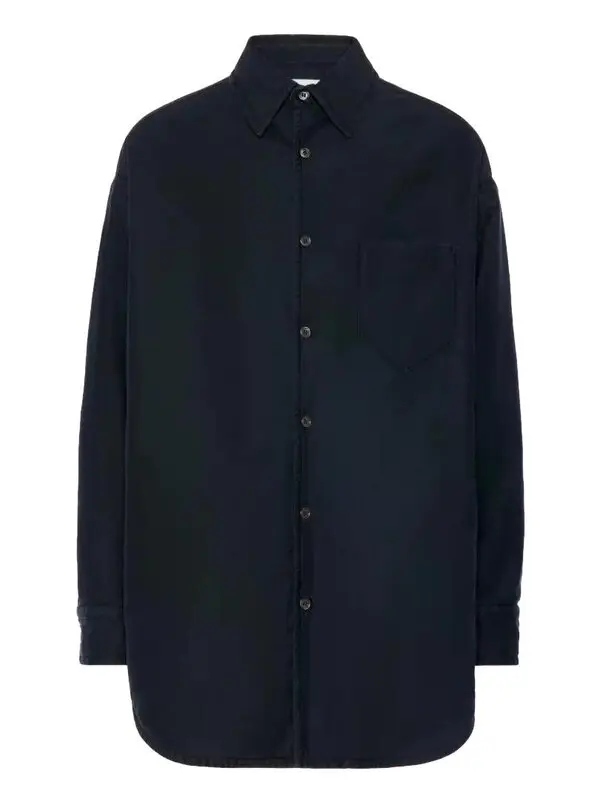 MAISON MARGIELA Pocket Long-sleeved Shirt - Blue