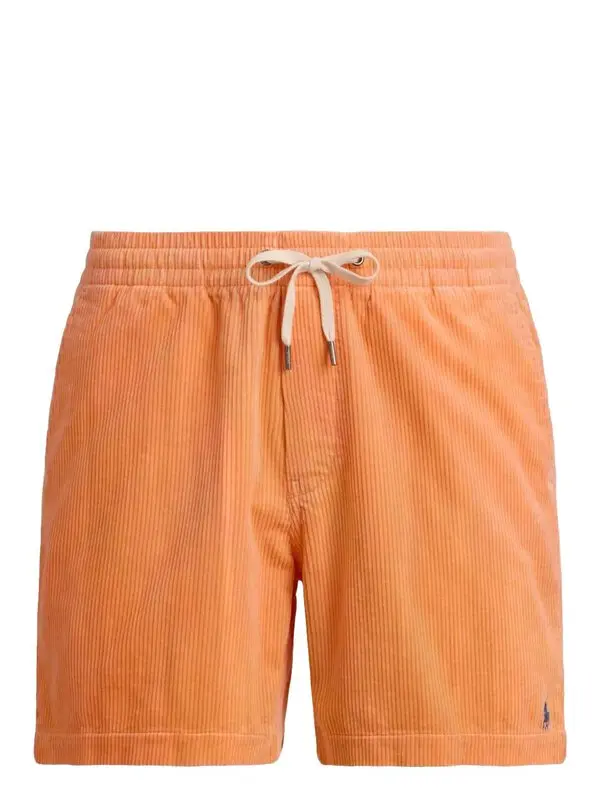 Polo Ralph Lauren Corduroy Drawstring Shorts - Orange