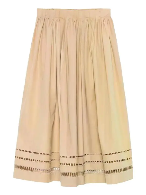 Ermanno Scervino Tie-waist Midi Skirt - Neutrals