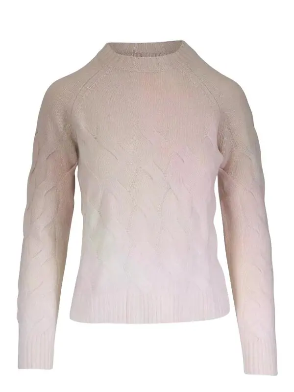 Kinross Cashmere Cable-knit Gradient Sweater - Neutrals