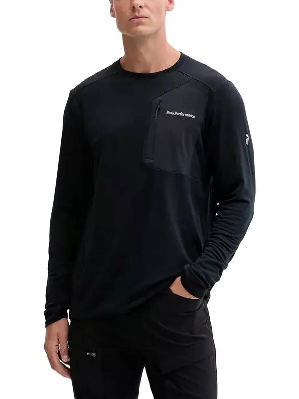 PEAK PERFORMANCE Freelight Zip-pocket T-shirt - Black