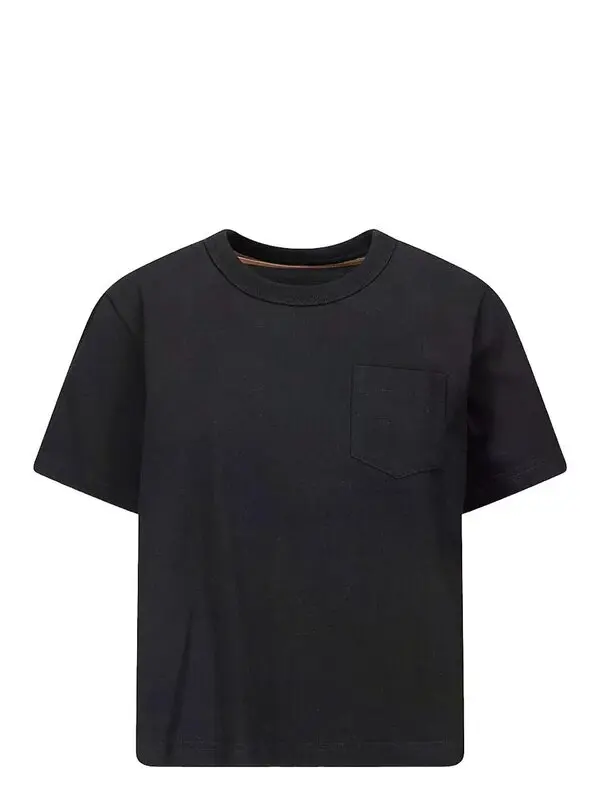 Sacai Pocket Striped T-shirt - Black