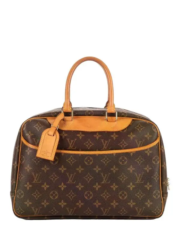 LOUIS VUITTON Deauville Monogram Tote Bag - Brown
