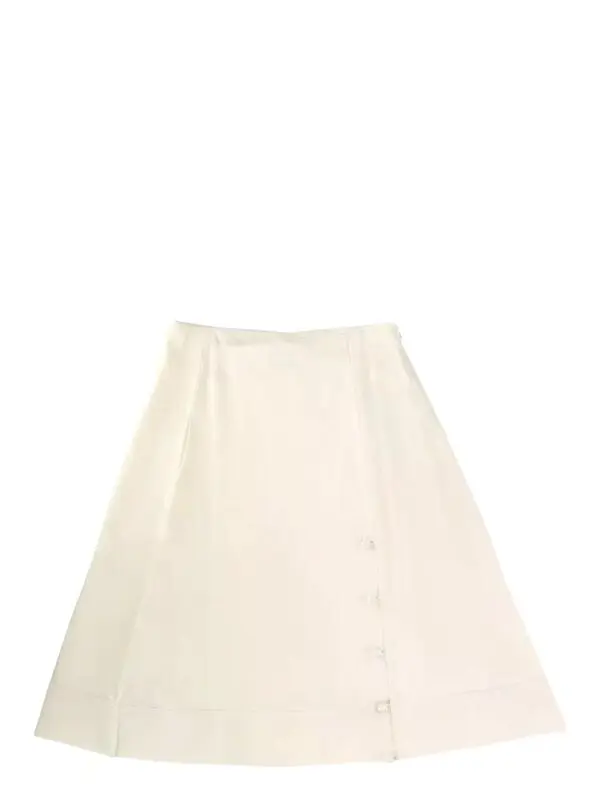 JIL SANDER Buttoned Midi Skirt - Neutrals