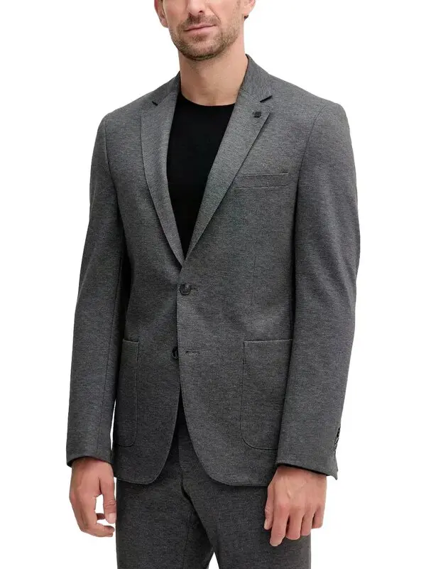 Karl Lagerfeld Button Blazer - Grey