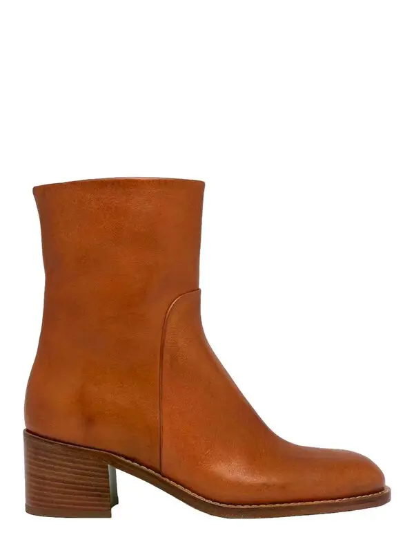 BOTTERO Bolgheri Zipped Ankle Boots - Brown
