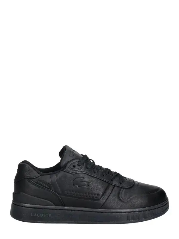 Lacoste T-clip Embossed-logo Sneakers - Black